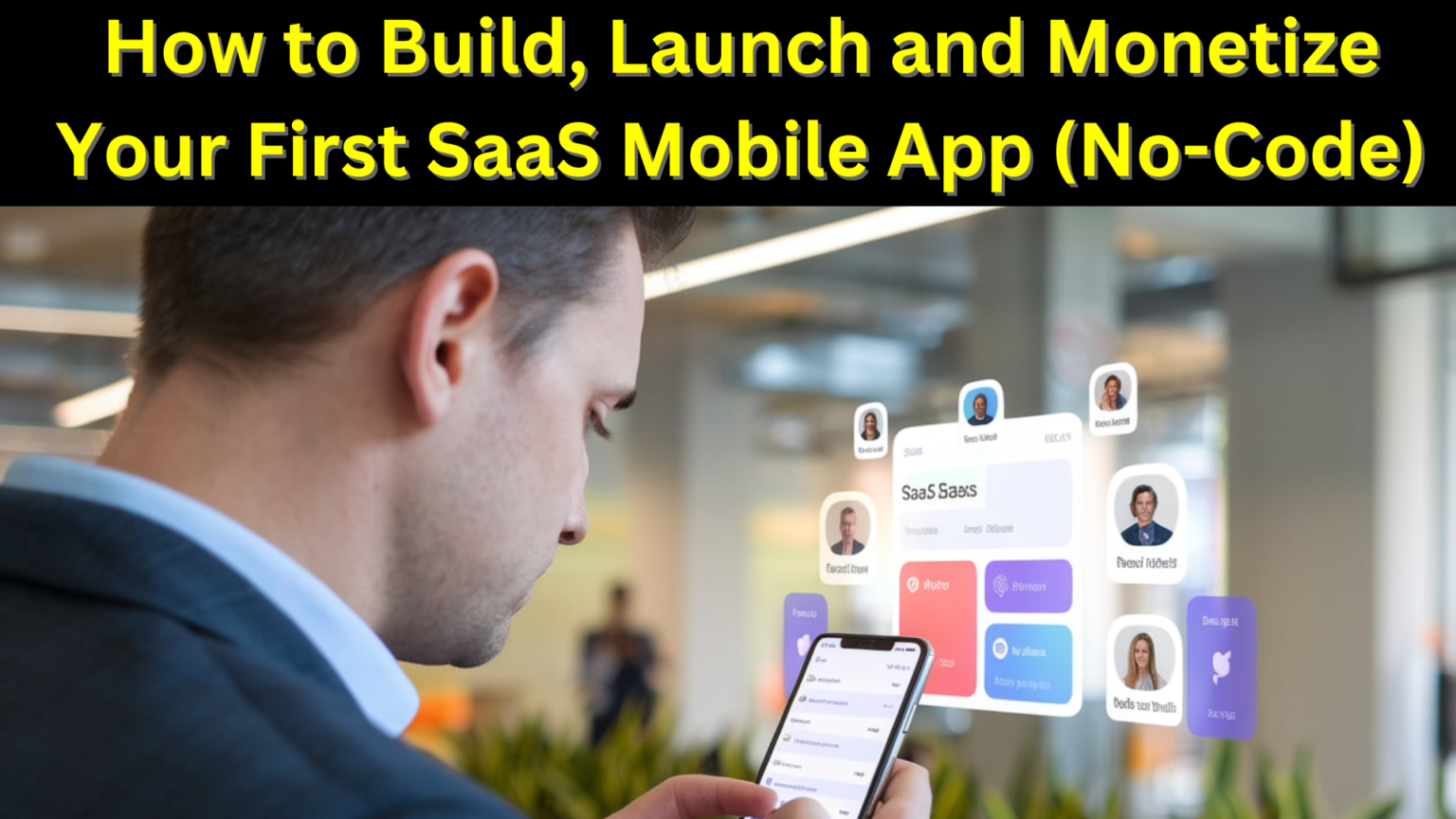 How to Build, Launch, and Monetize Your First SaaS Mobile App (No-Code) – AI Discoveries