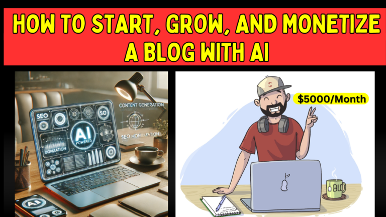 How to Start, Grow, and Monetize a Blog with AI – AI Discoveries